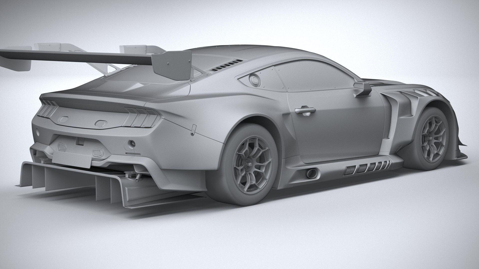 3D Ford Mustang GT3 Racecar 2024 - TurboSquid 2112472