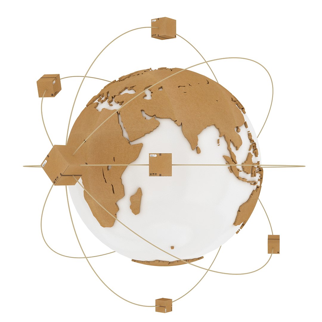 Cardboard Cargo Boxes World Model - TurboSquid 1586443