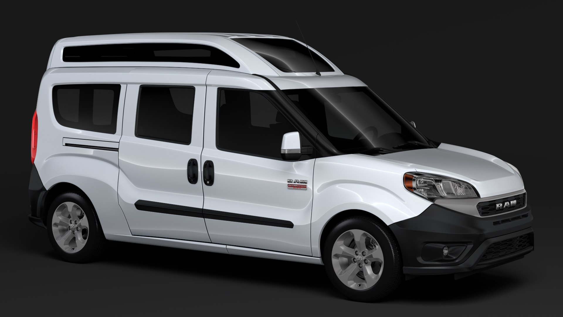 Ram promaster city wagon 3D model - TurboSquid 1360334