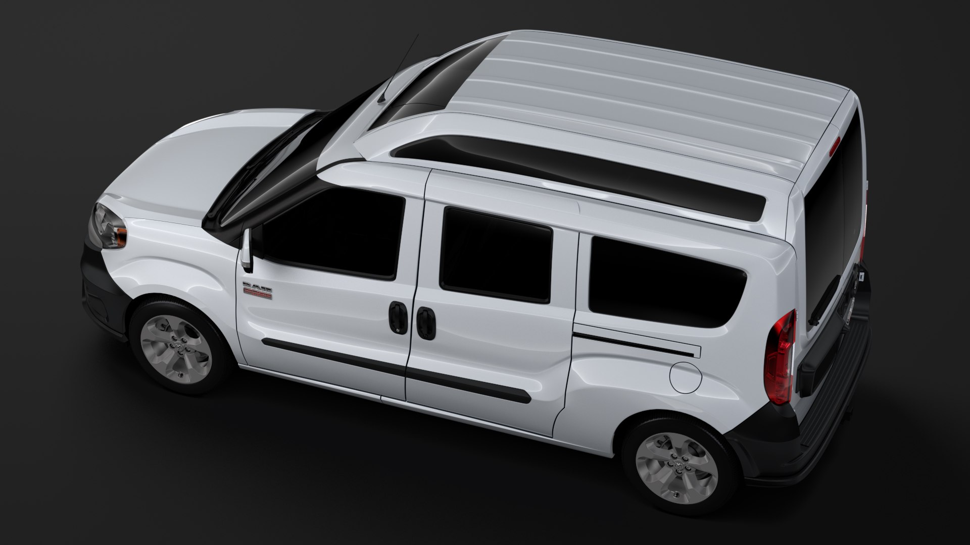 Ram promaster city wagon 3D model - TurboSquid 1360334