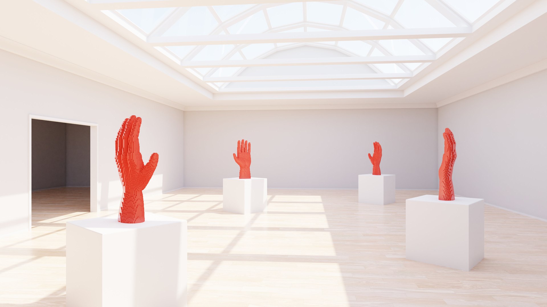 Art Museum Gallery Interior 22 3D Model - TurboSquid 1852487