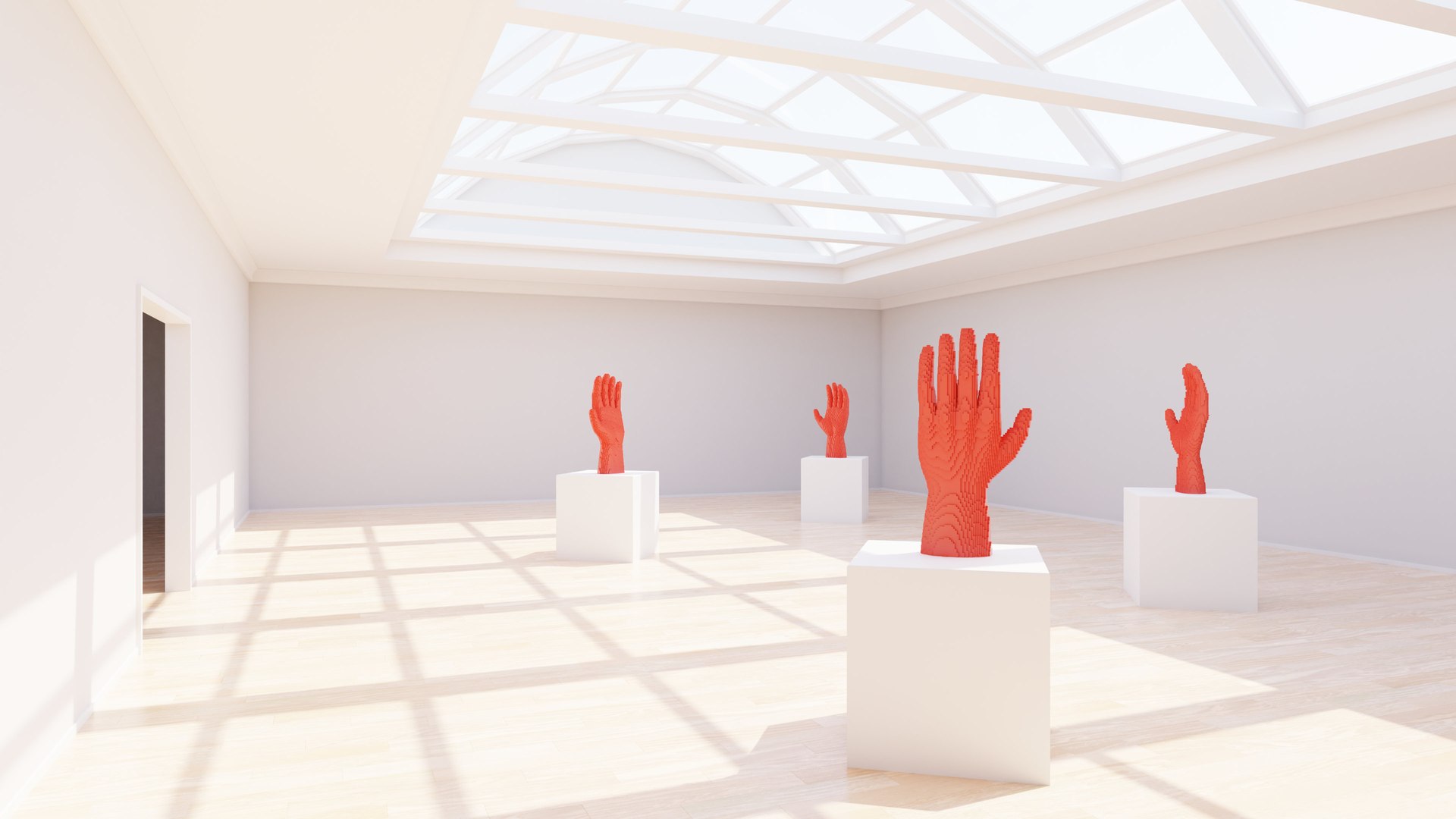 Art Museum Gallery Interior 22 3D Model - TurboSquid 1852487