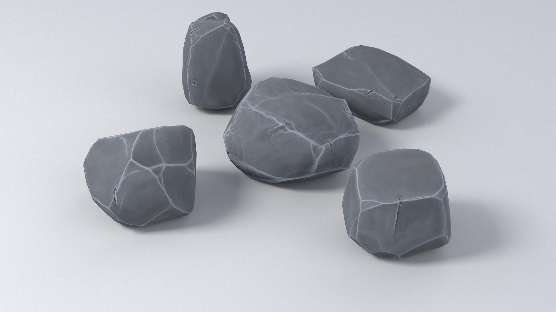 Cartoon Stones Pack 3D - TurboSquid 1904034