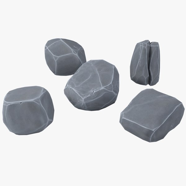 Cartoon Stones Pack 3D - TurboSquid 1904034