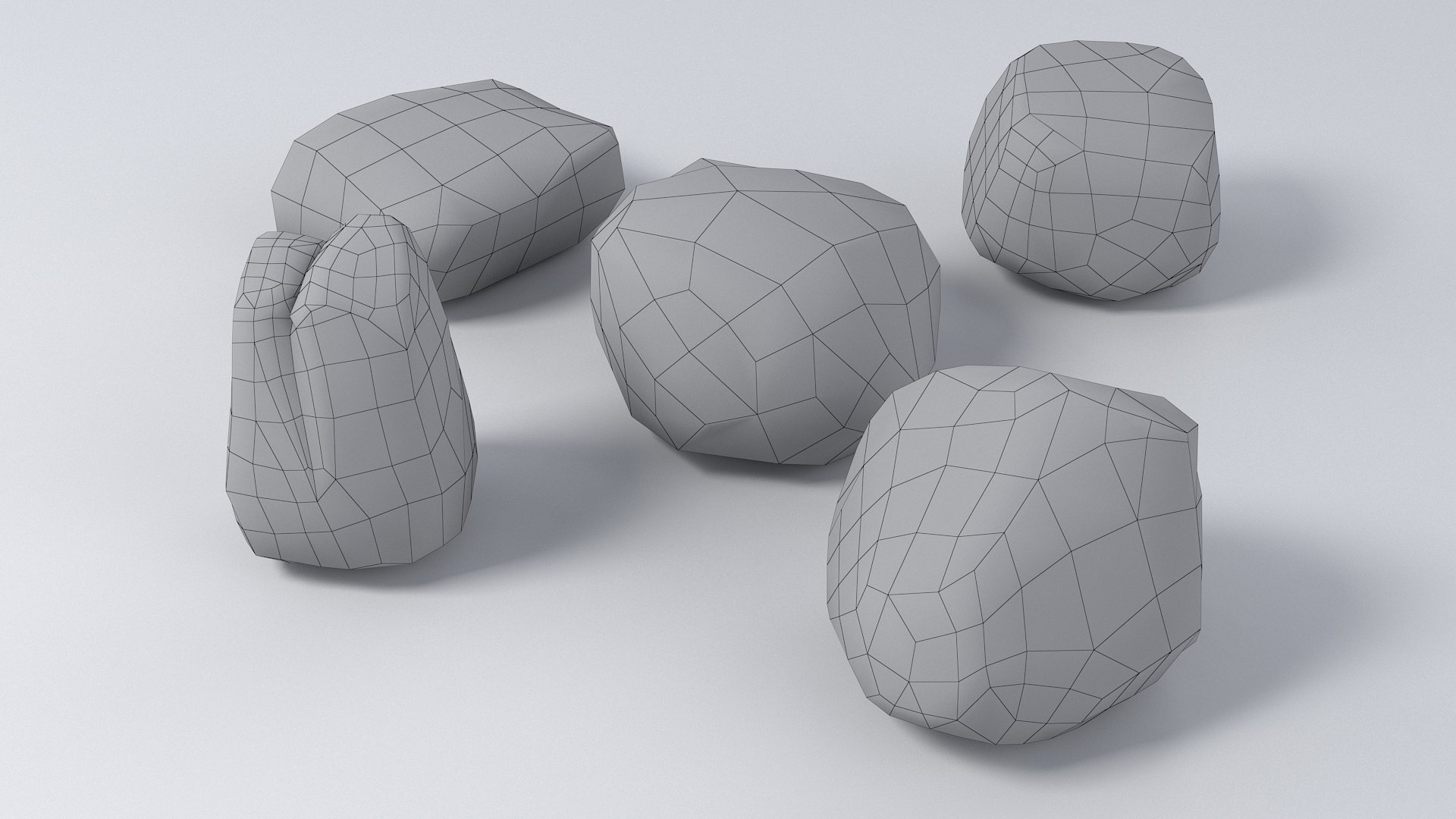 Cartoon Stones Pack 3D - TurboSquid 1904034