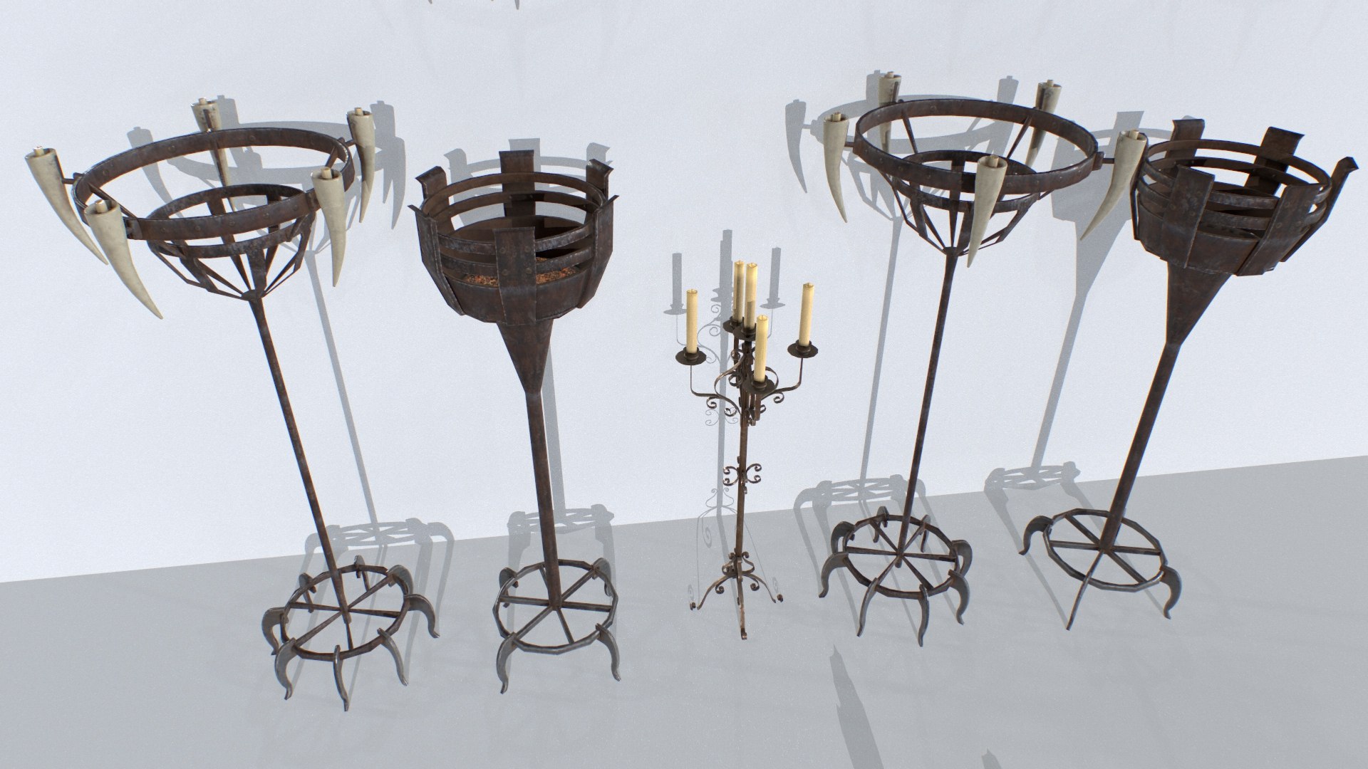 Dungeon And Castle Light Sources Unreal Asset 3D - TurboSquid 1725755