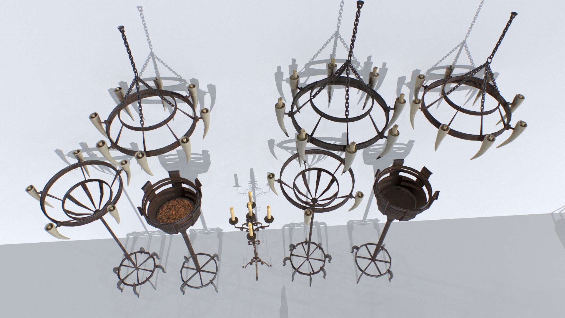 Dungeon And Castle Light Sources Unreal Asset 3D - TurboSquid 1725755