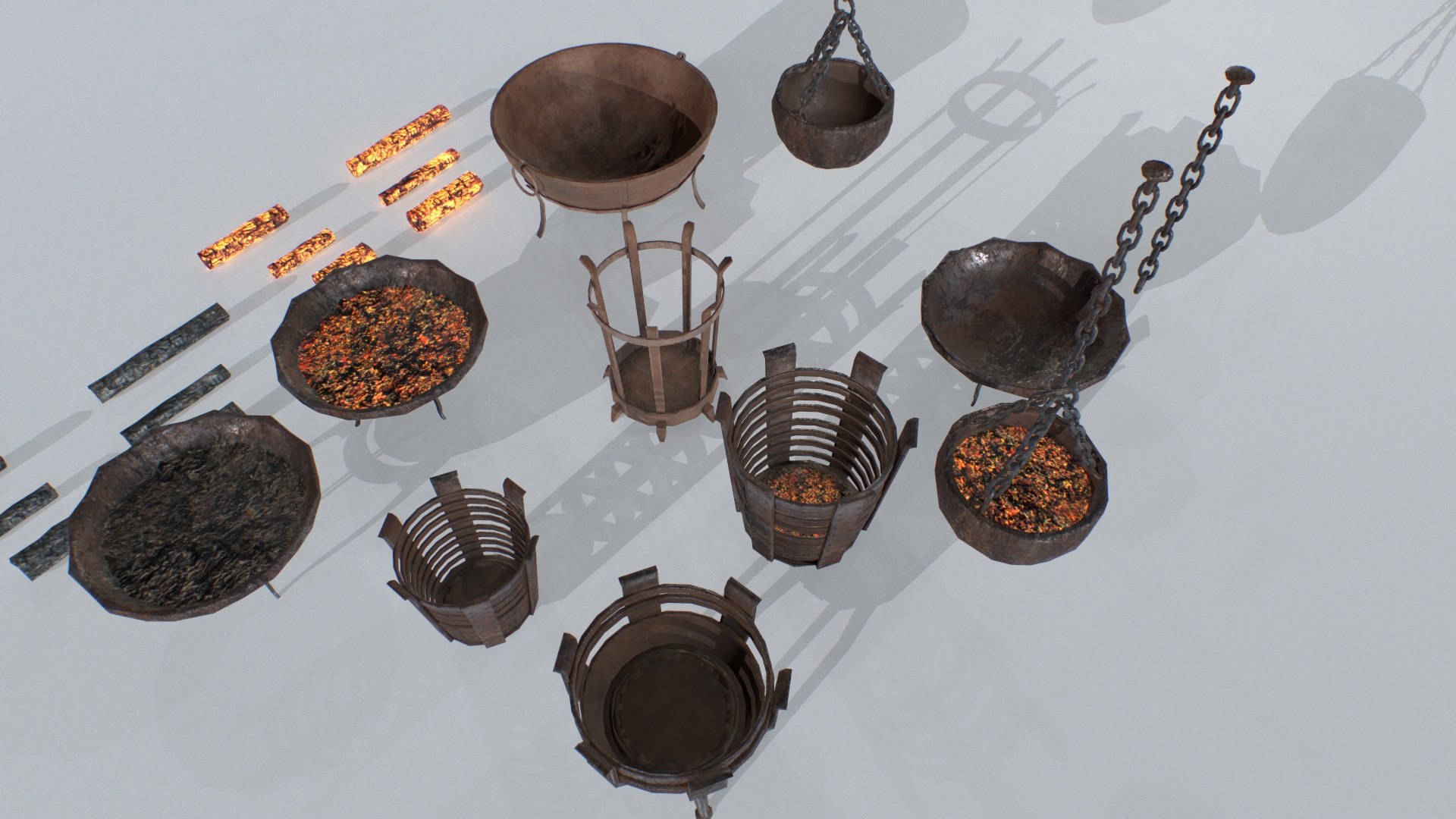 Dungeon And Castle Light Sources Unreal Asset 3D - TurboSquid 1725755