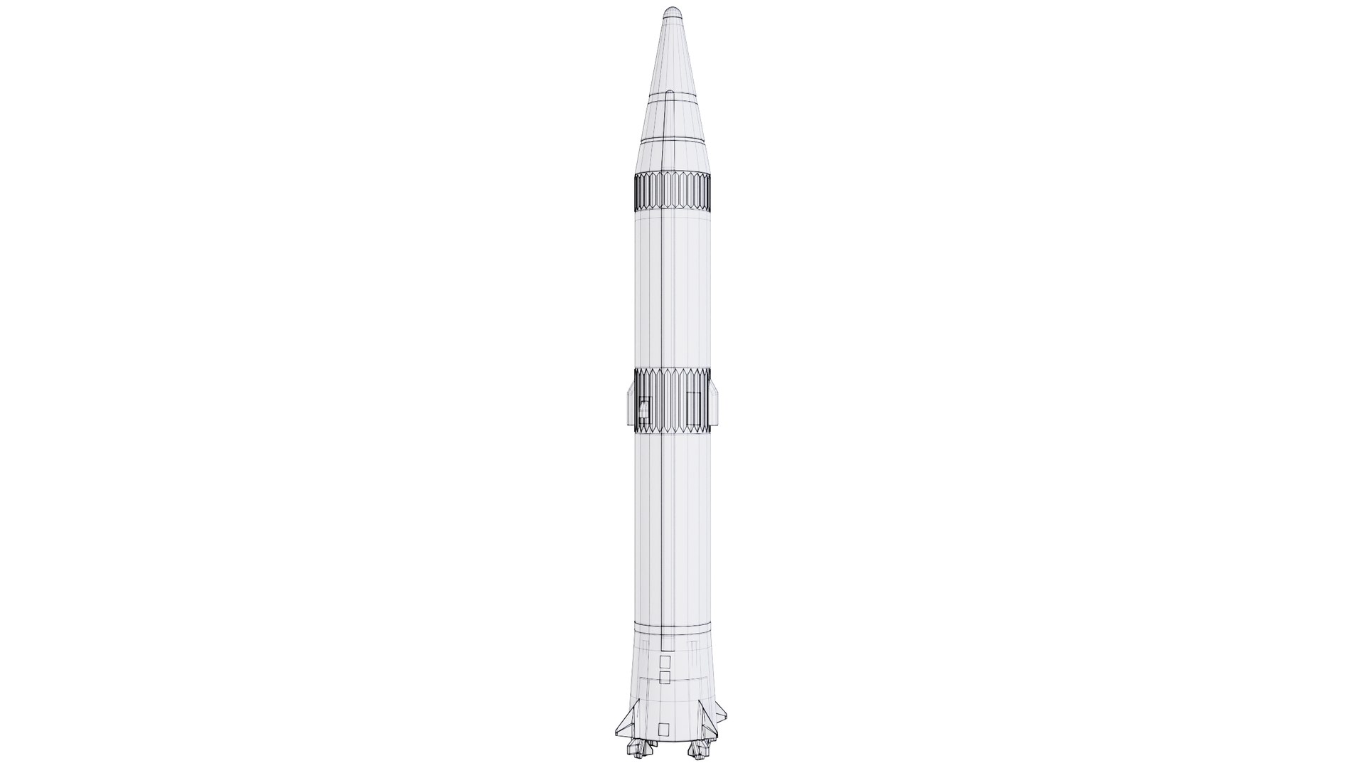 R-14 Chusovaya Ballistic Missile 3D model - TurboSquid 1851858