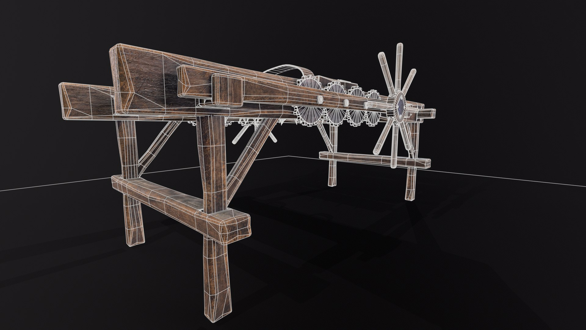 Medieval Spiked Torture Device Model - TurboSquid 2175282