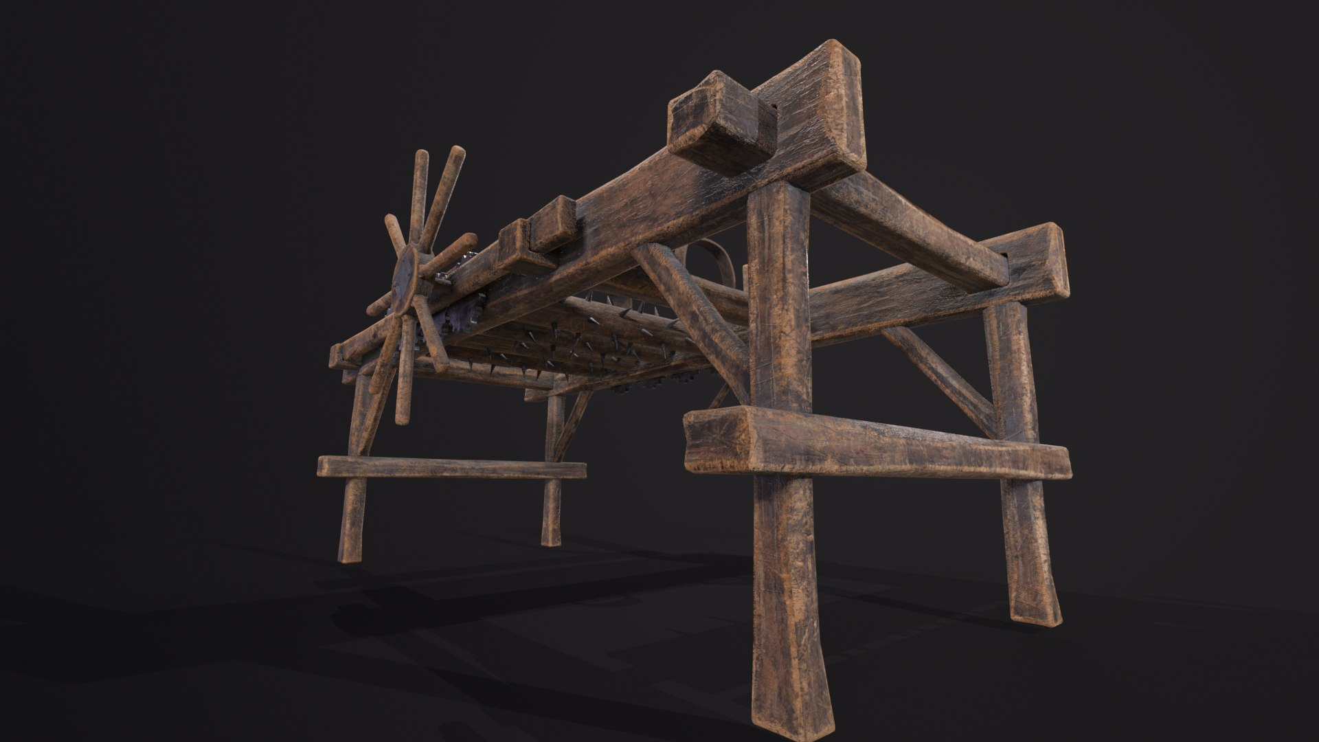 Medieval Spiked Torture Device Model - TurboSquid 2175282