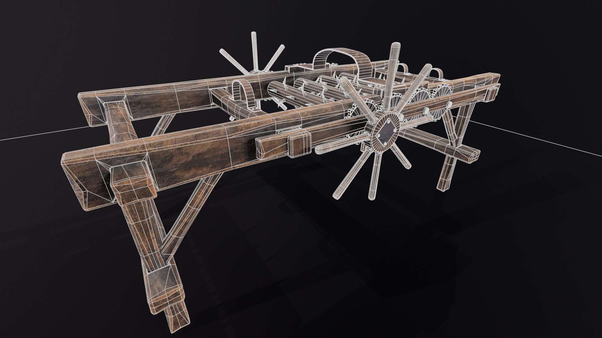 Medieval Spiked Torture Device Model - TurboSquid 2175282