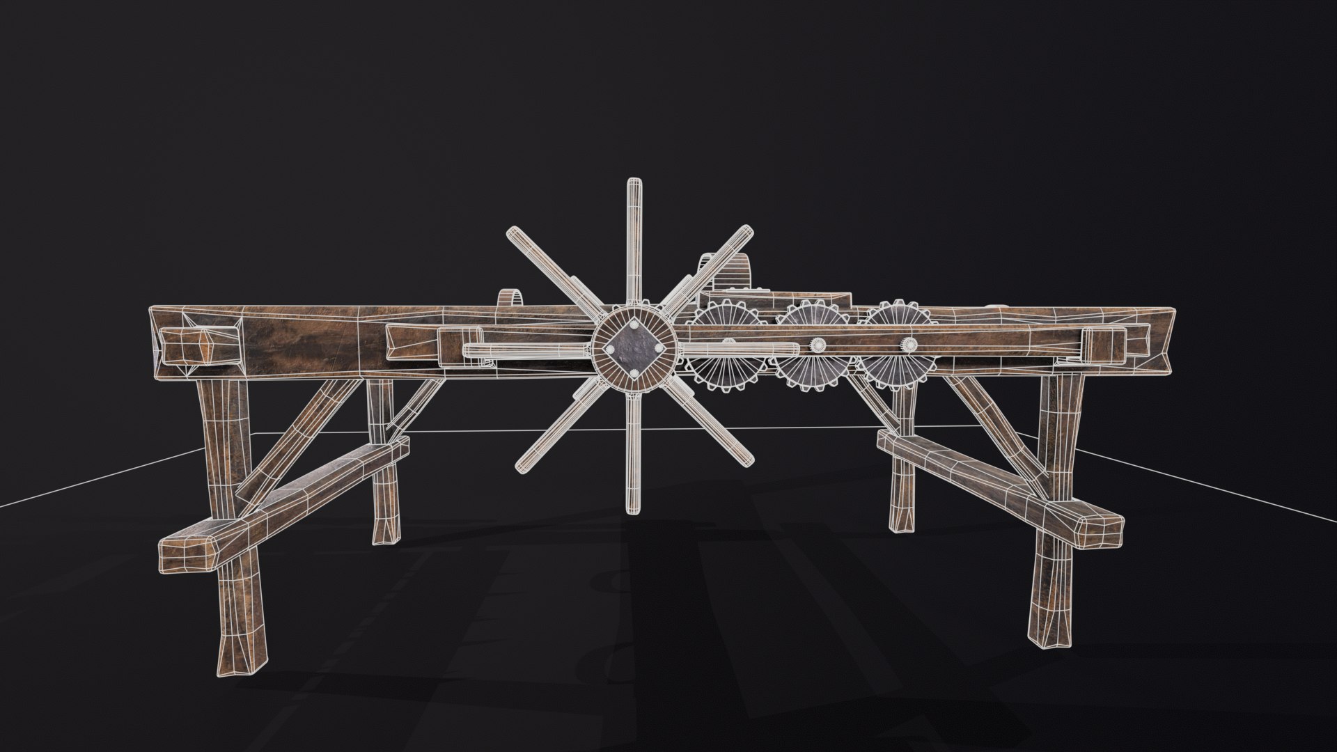 Medieval Spiked Torture Device Model - TurboSquid 2175282