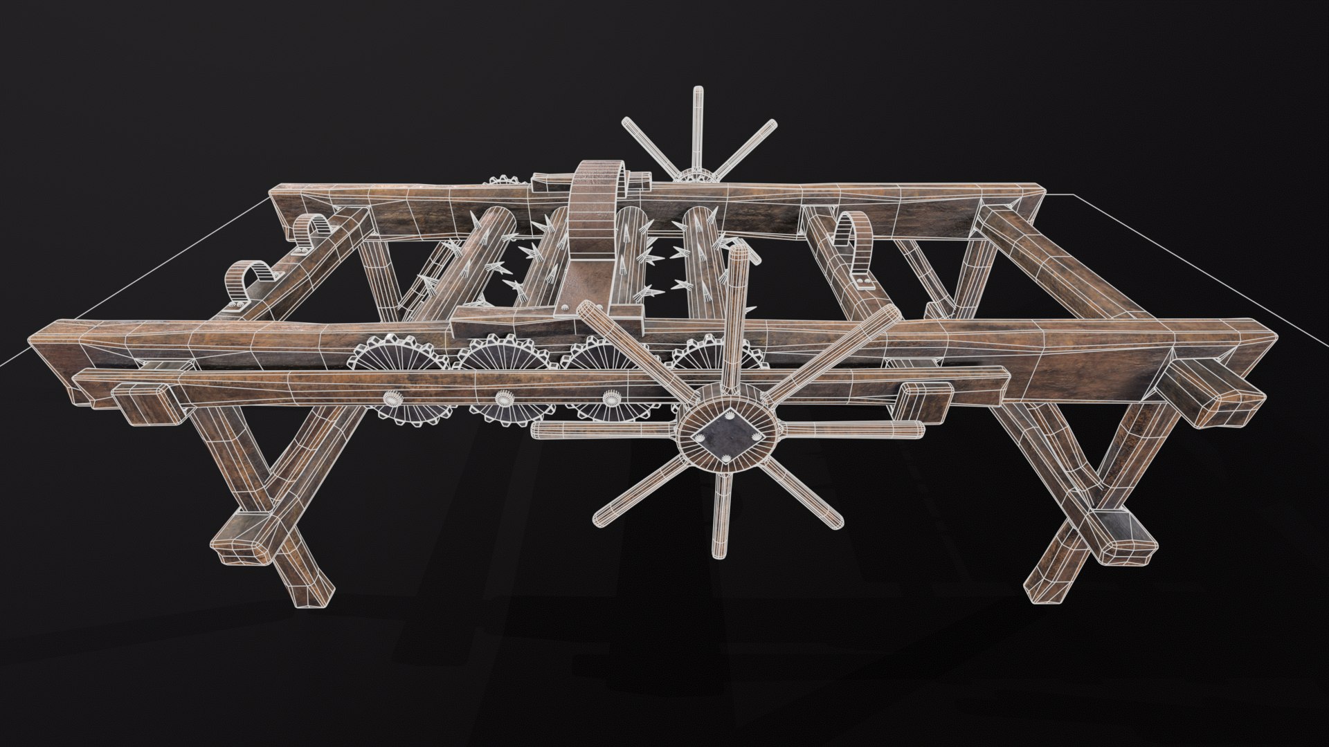 Medieval Spiked Torture Device Model - TurboSquid 2175282