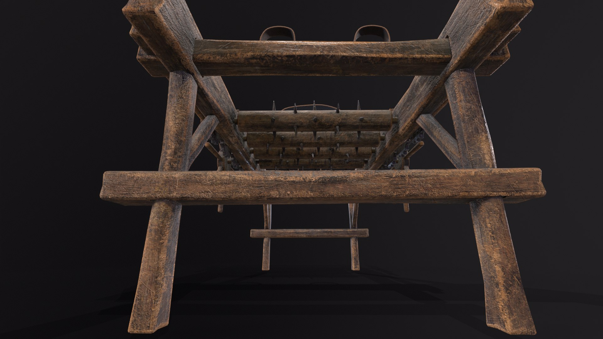 Medieval Spiked Torture Device Model - TurboSquid 2175282