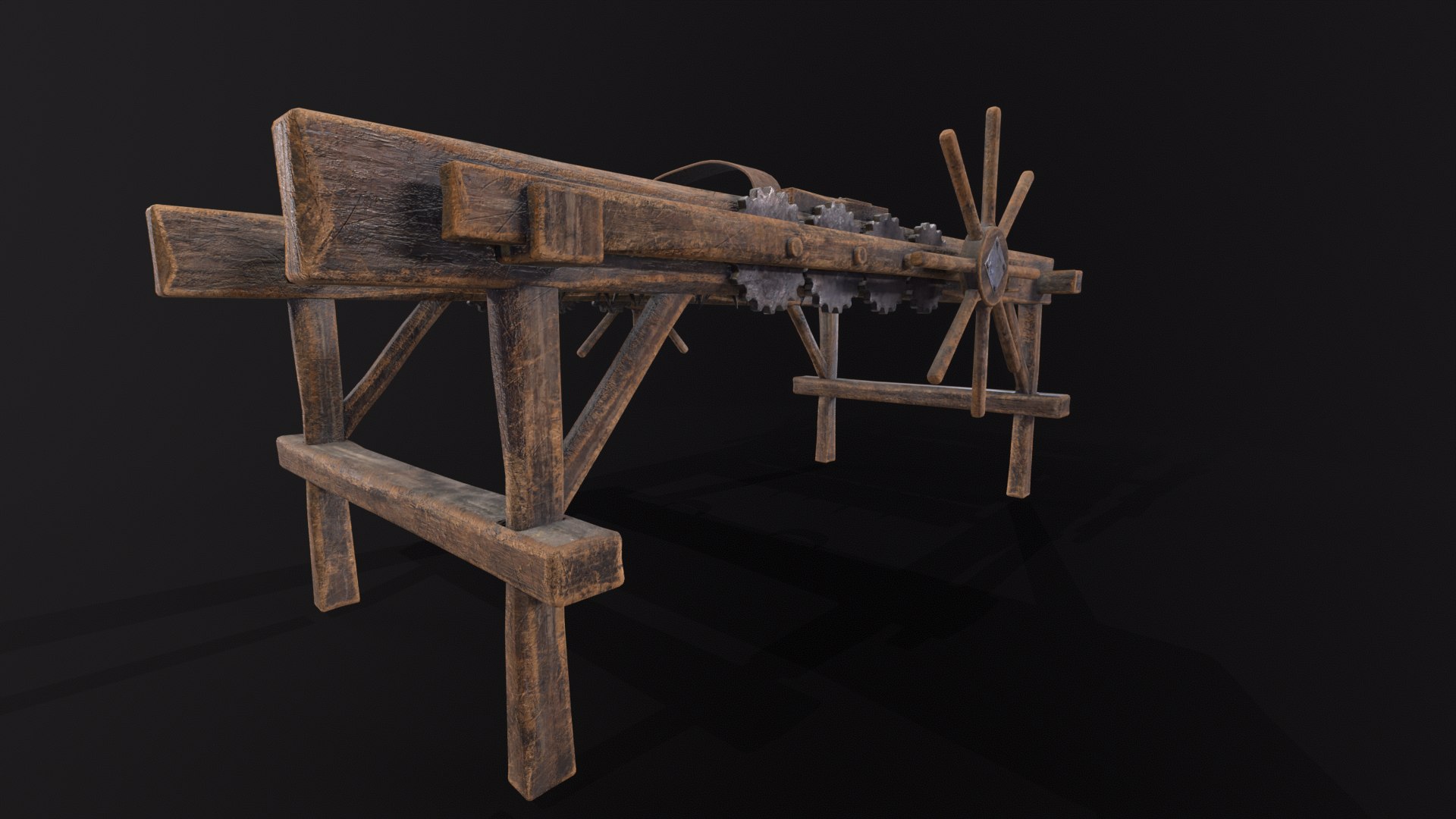 Medieval Spiked Torture Device Model - TurboSquid 2175282