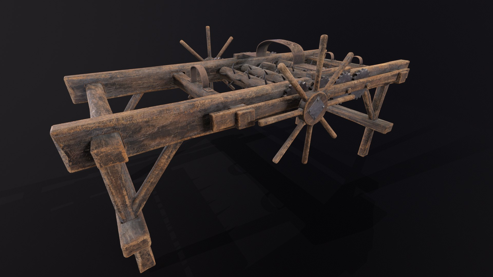 Medieval Spiked Torture Device Model - TurboSquid 2175282