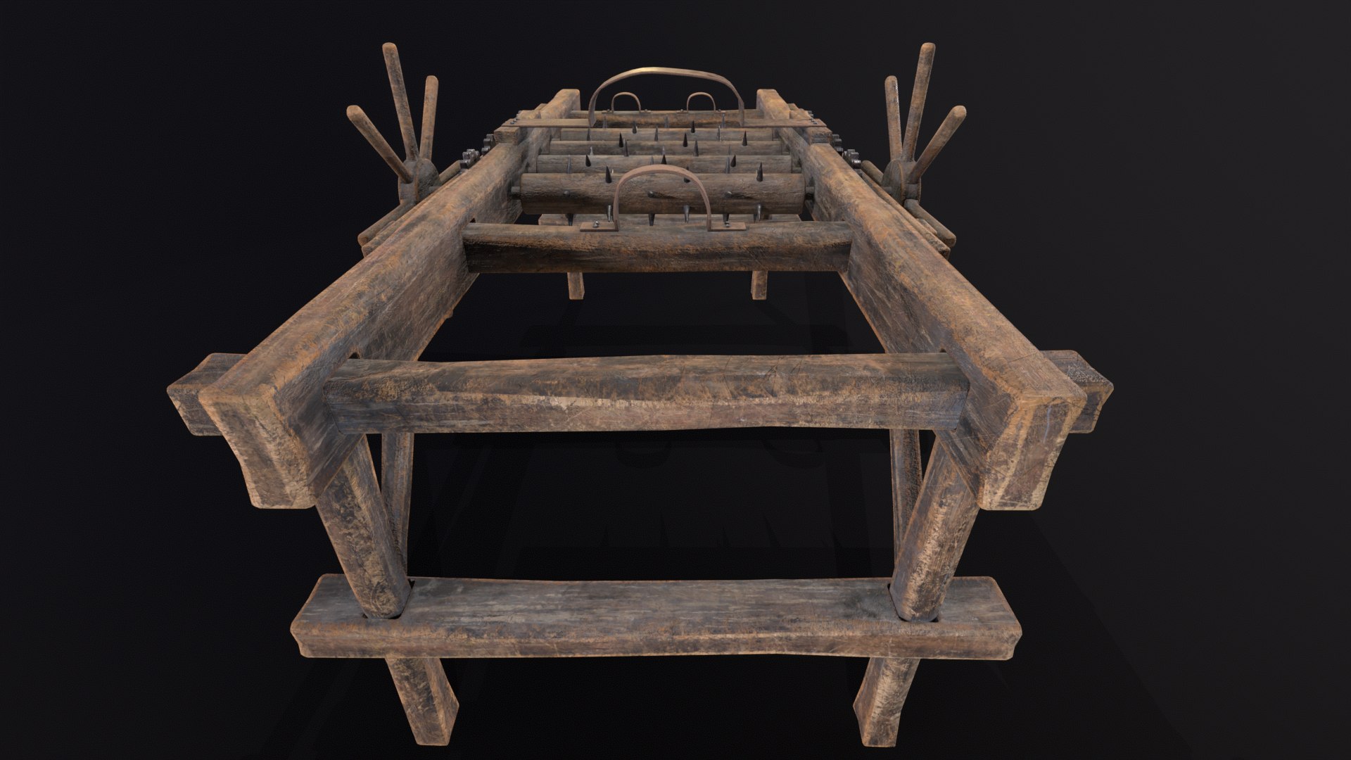 Medieval Spiked Torture Device Model - TurboSquid 2175282