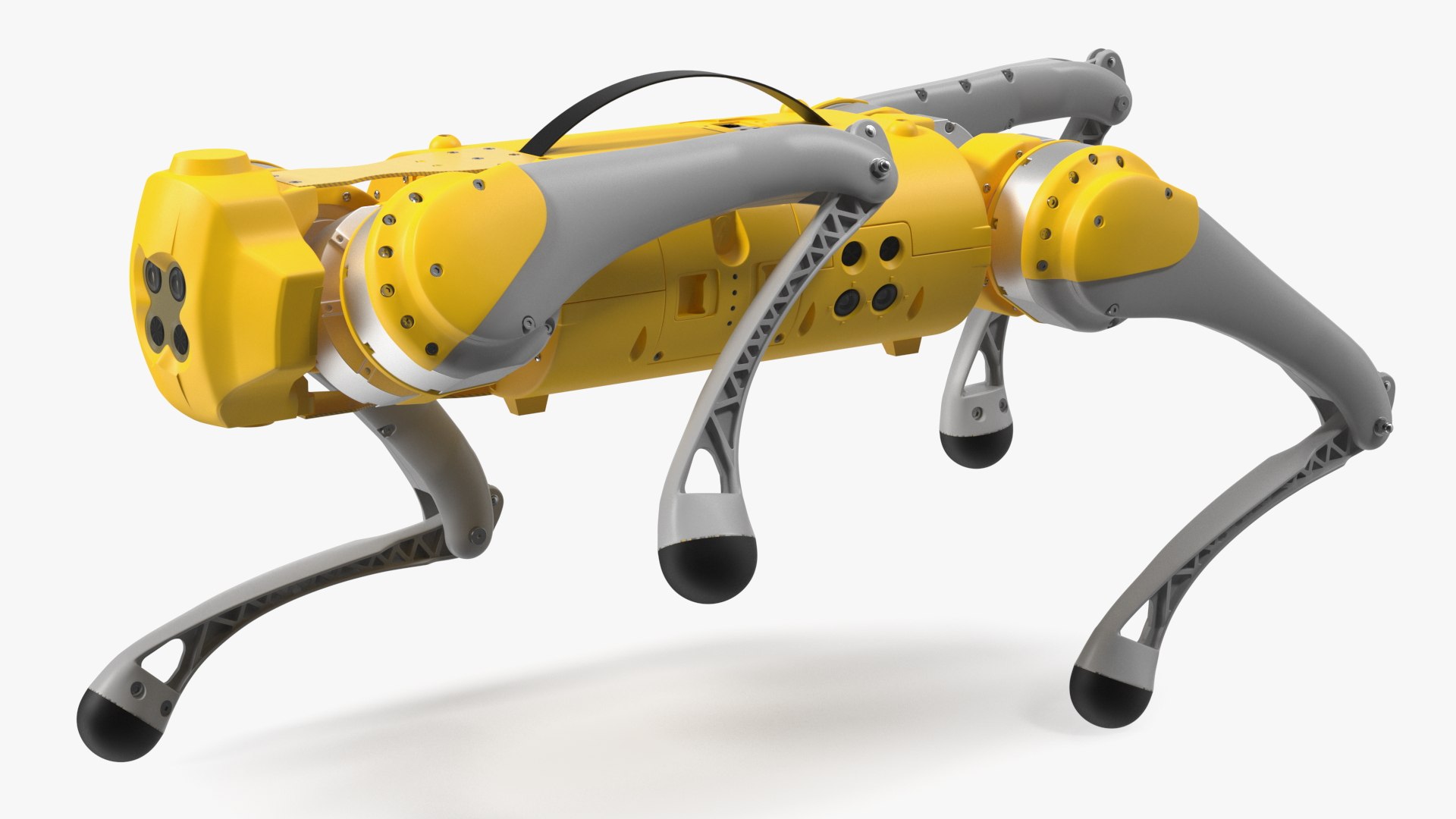 Yellow Dog Robot Rigged 3D model - TurboSquid 2136094