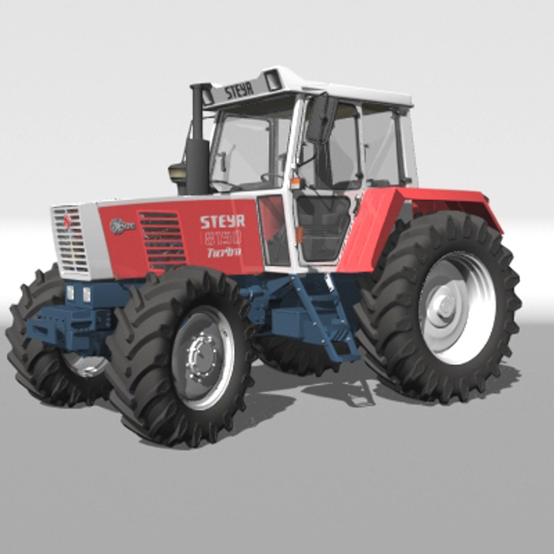 3d Model Of Steyr 8150 Tractor