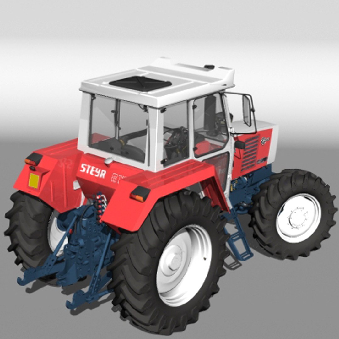 3d Model Of Steyr 8150 Tractor