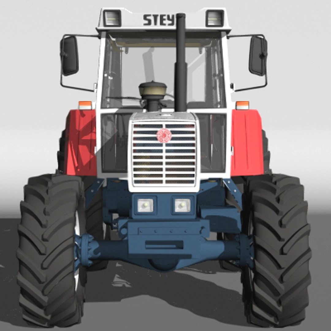 3d Model Of Steyr 8150 Tractor