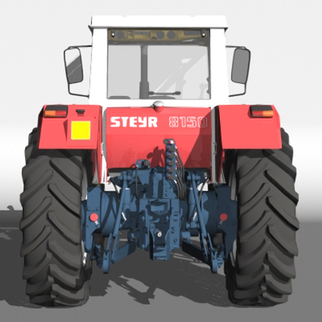 3d Model Of Steyr 8150 Tractor