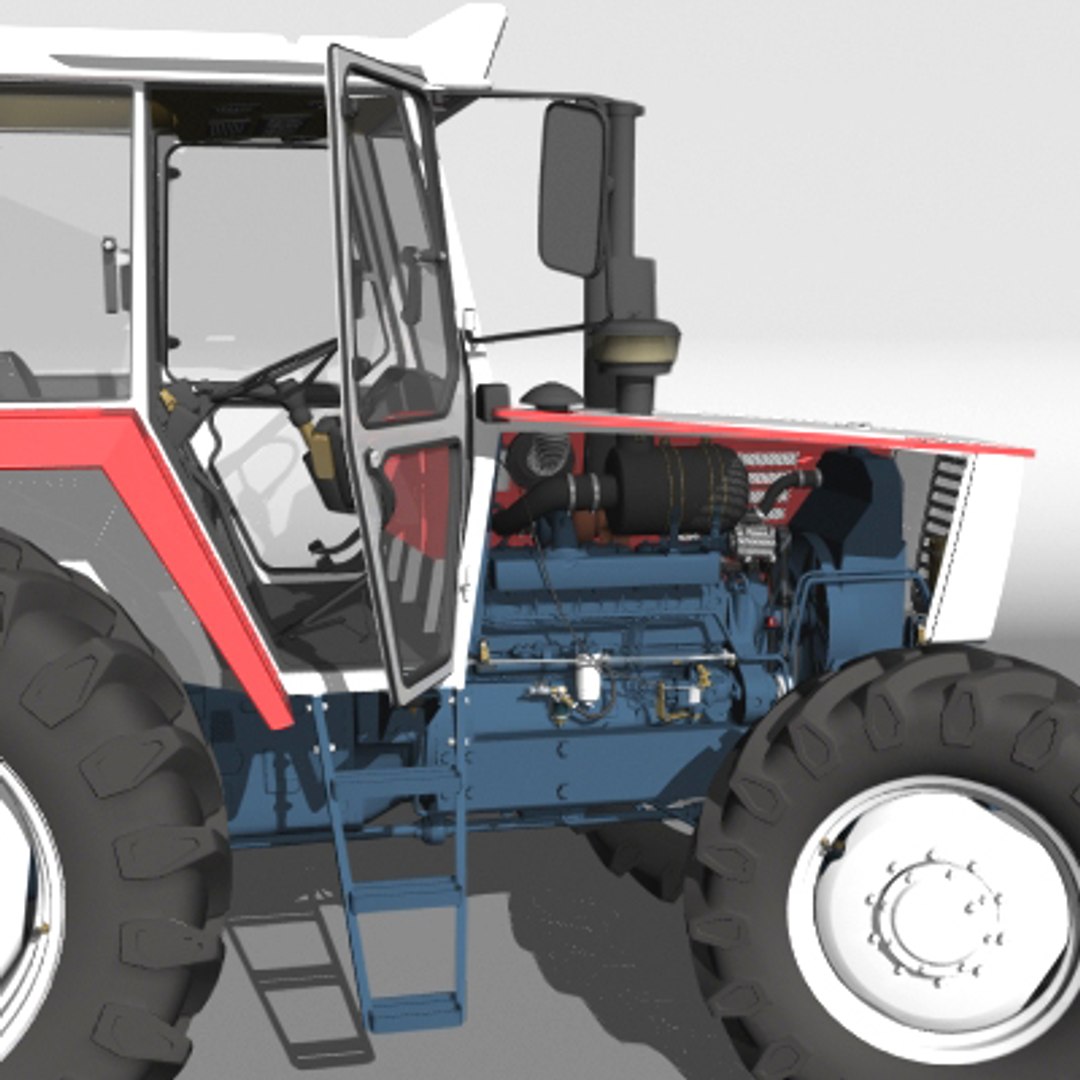 3d Model Of Steyr 8150 Tractor