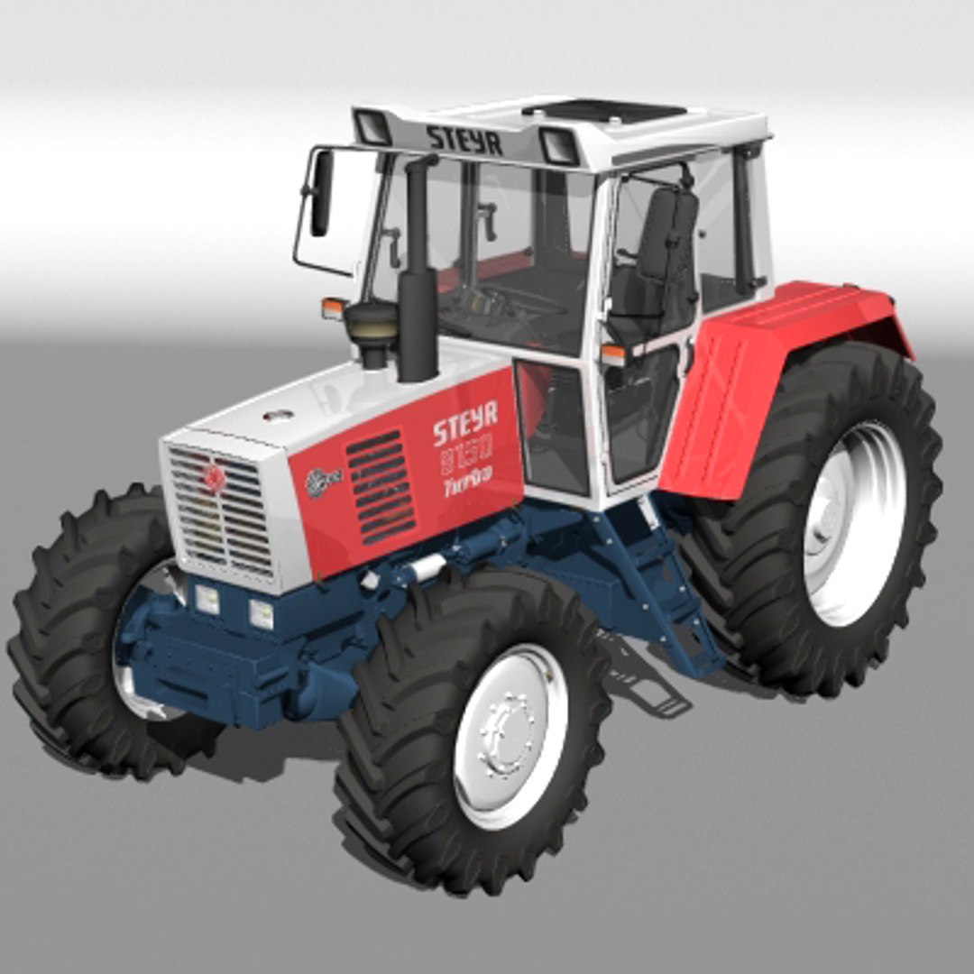 3d Model Of Steyr 8150 Tractor