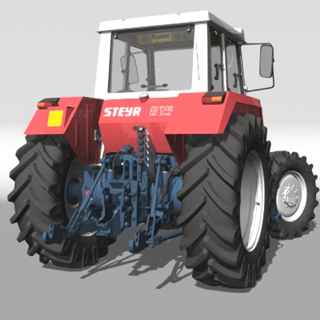3d Model Of Steyr 8150 Tractor