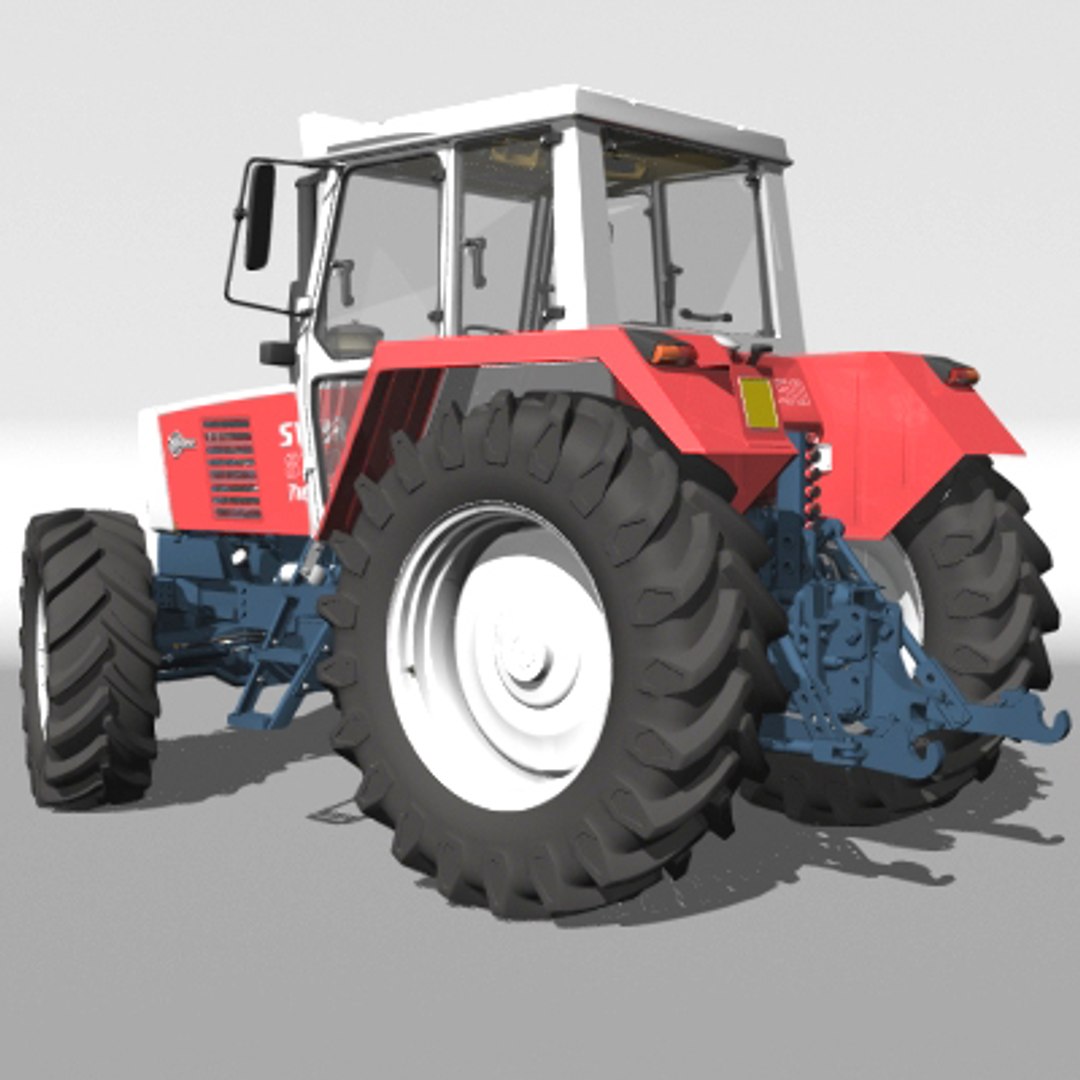 3d Model Of Steyr 8150 Tractor