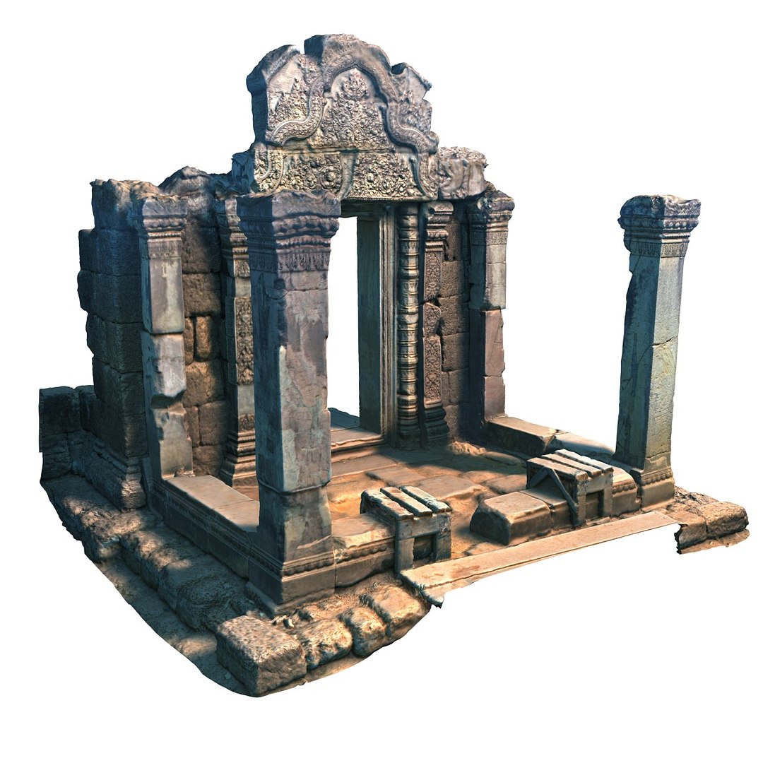 3D Gate Red Temple Model - TurboSquid 2278952