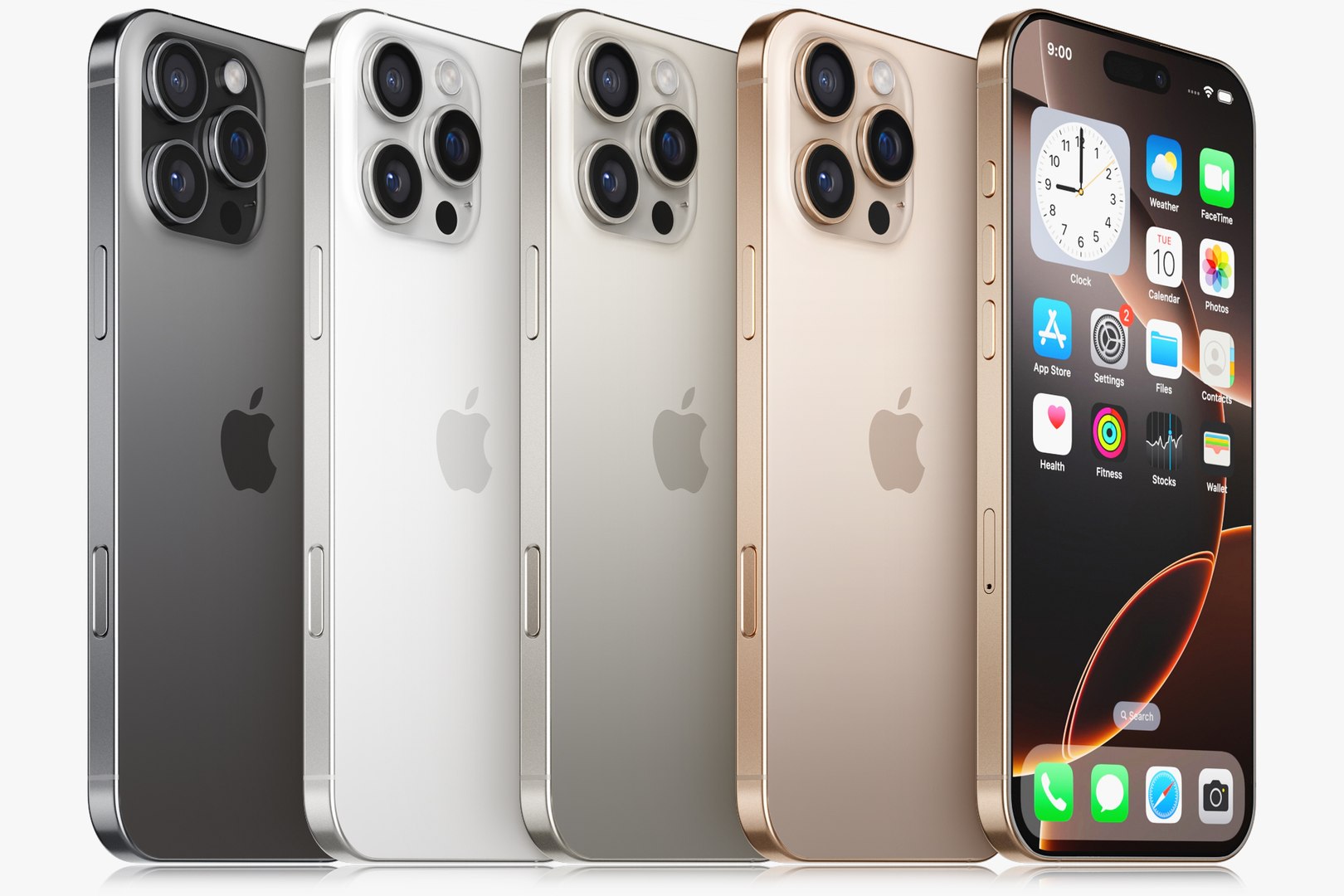 Apple IPhone 16 Pro MAX All Colors 3D - TurboSquid 2289728