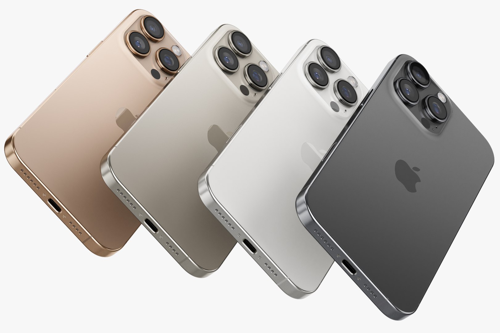 Apple IPhone 16 Pro MAX All Colors 3D - TurboSquid 2289728