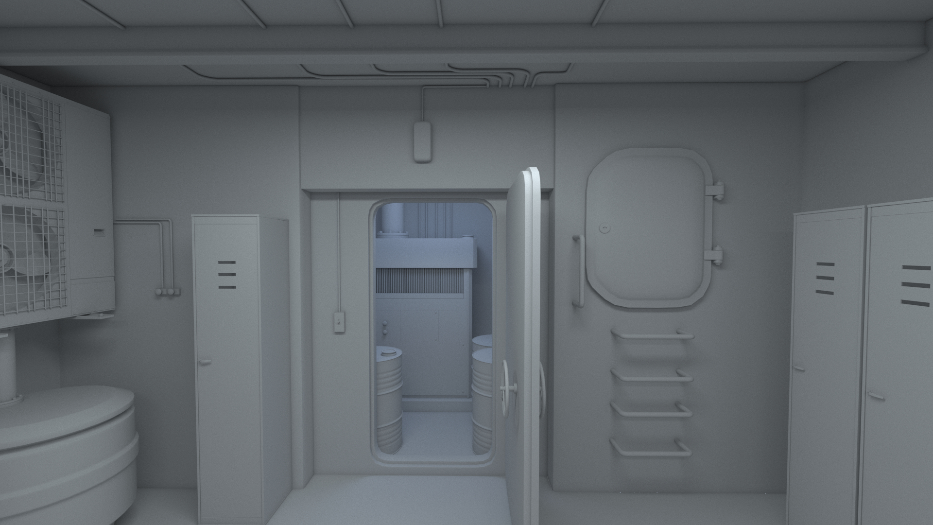 3D Fallout Shelter Interior UT Model - TurboSquid 1984526