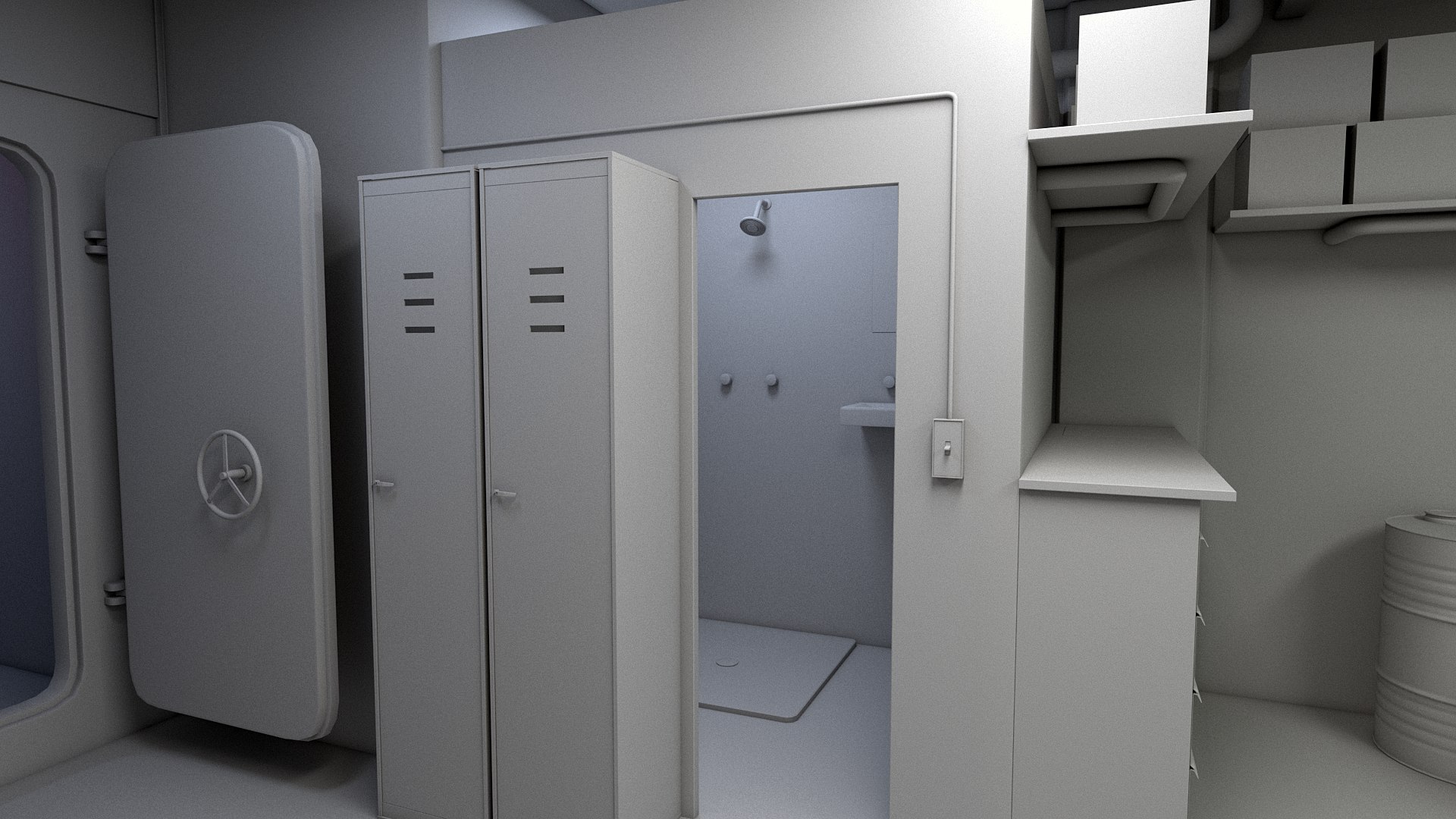 3D Fallout Shelter Interior UT Model - TurboSquid 1984526