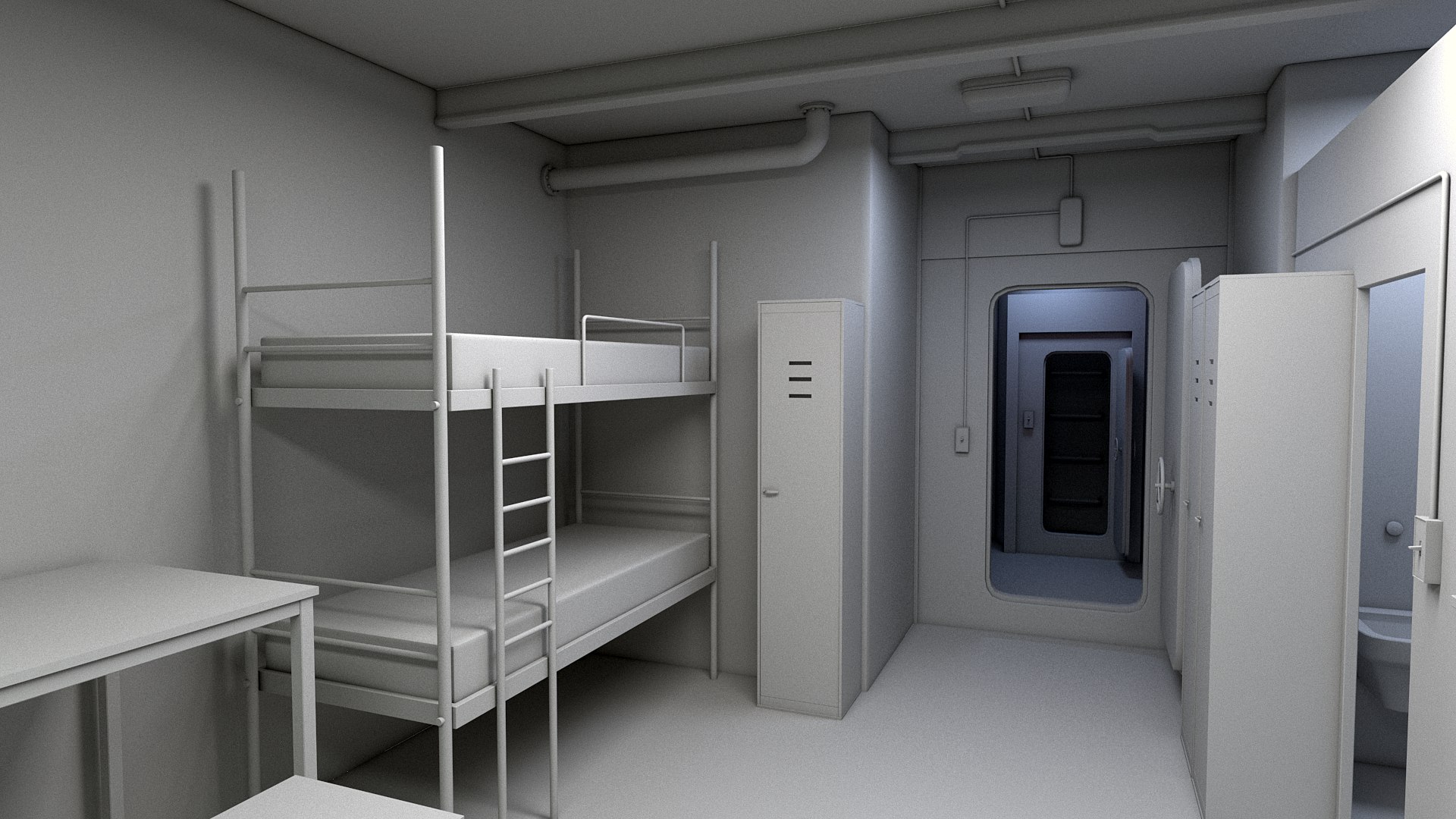 3D Fallout Shelter Interior UT Model - TurboSquid 1984526