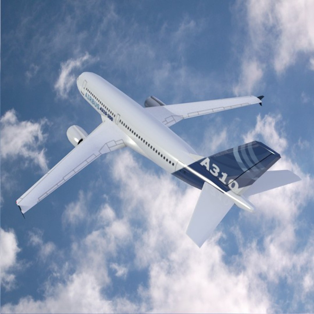 3D Airbus A310-300 Model - TurboSquid 1178882