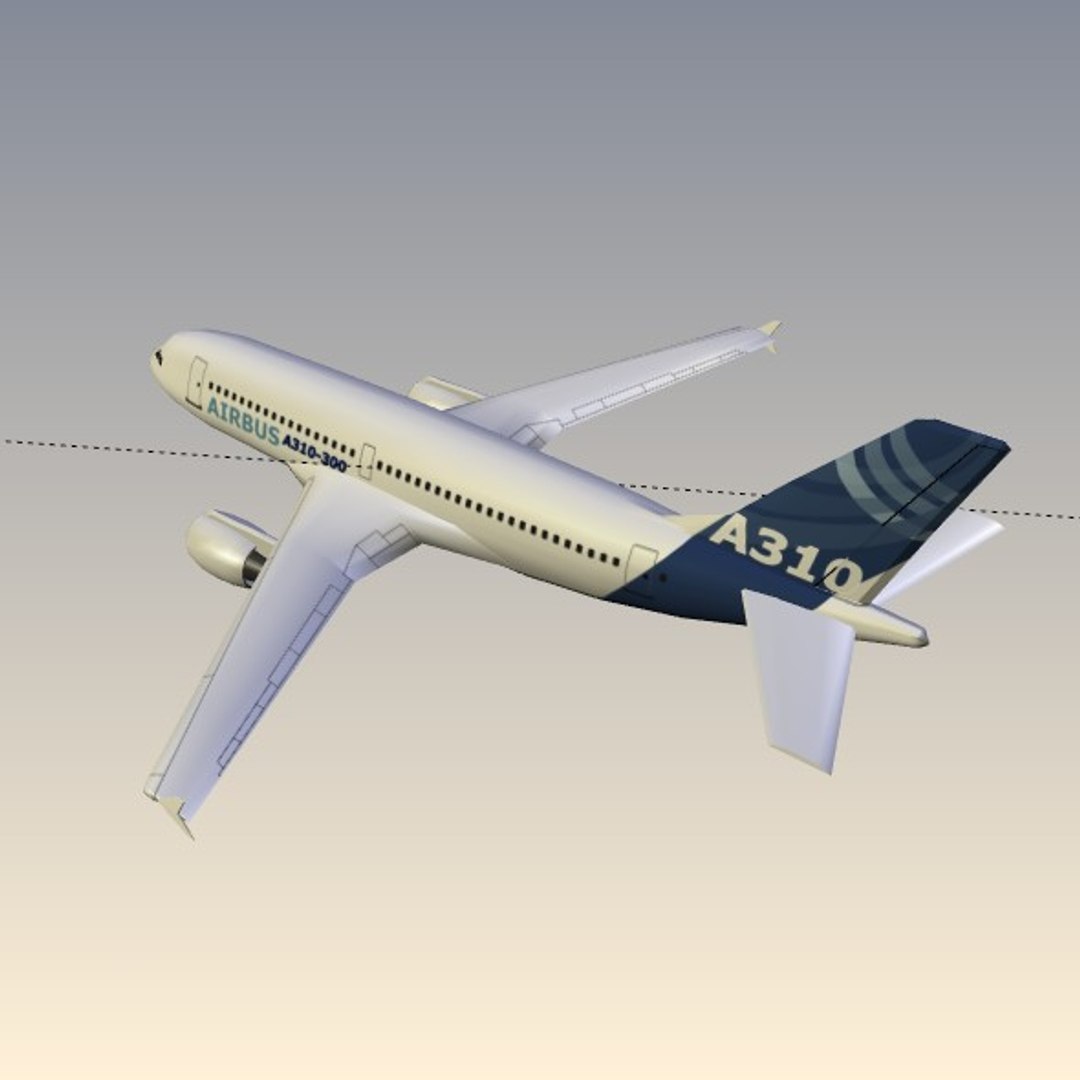 3D Airbus A310-300 Model - TurboSquid 1178882