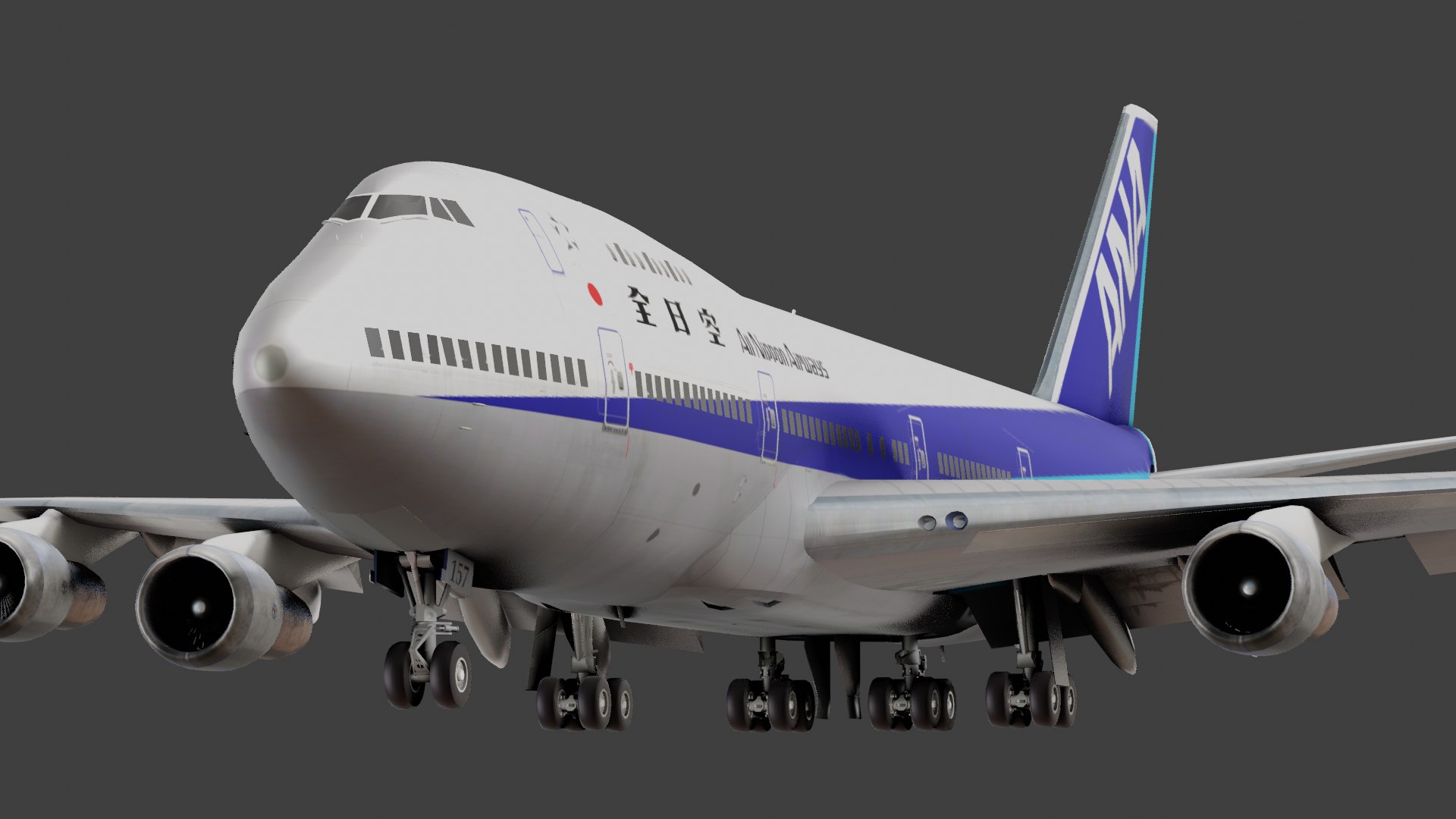 modelo 3d BOEING 747 - 100 - TurboSquid 2054310