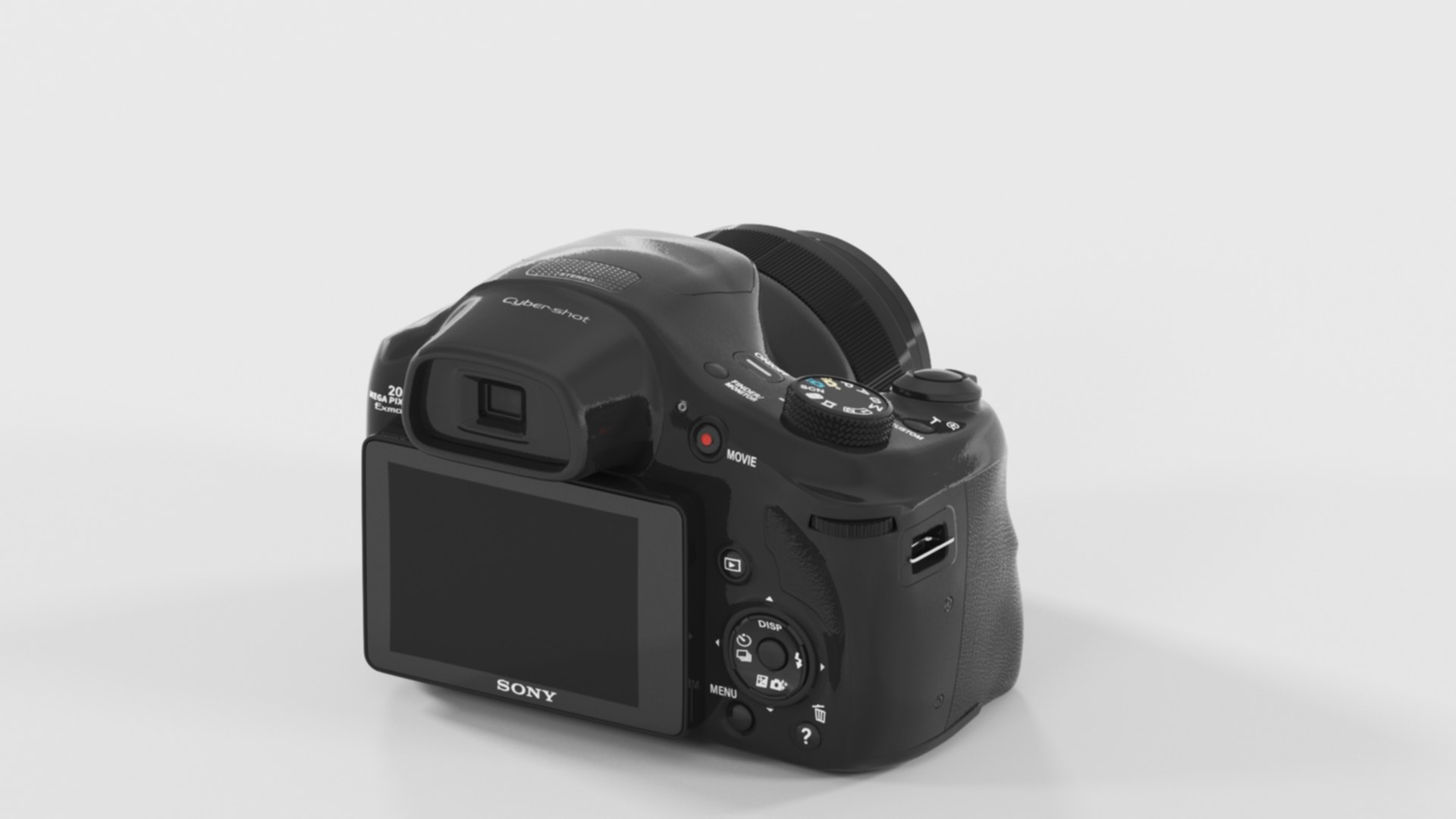 Sony Digital Camera DSC-HX350 3D Model - TurboSquid 2212936