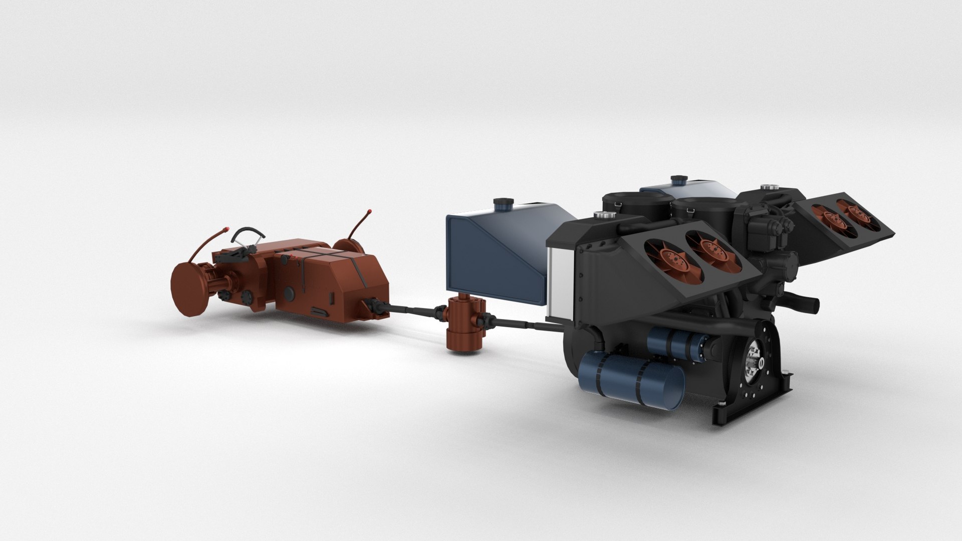 built tiger e late 3d model