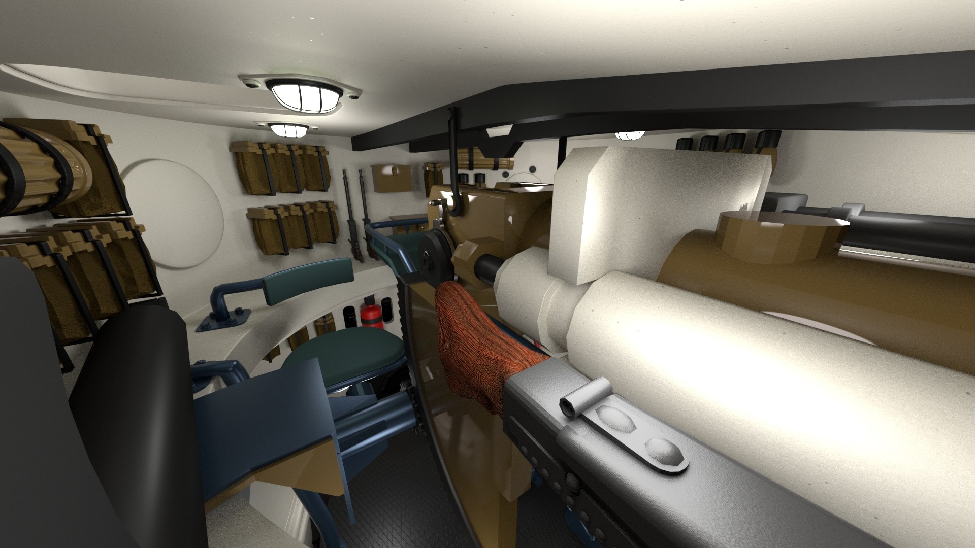 built tiger e late 3d model