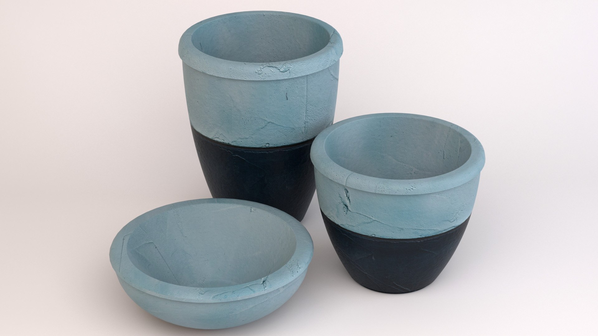 3D Deco Pot Plants Model - TurboSquid 1490585