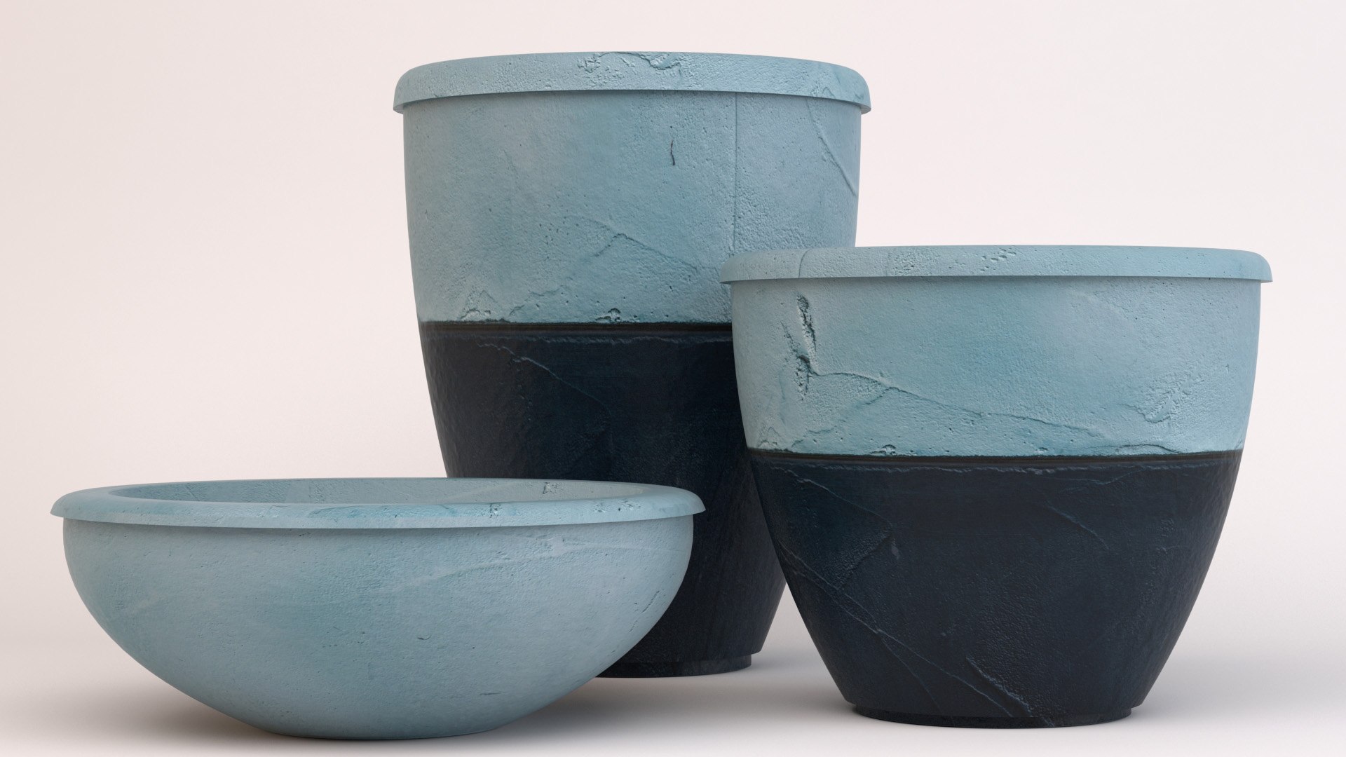 3D Deco Pot Plants Model - TurboSquid 1490585