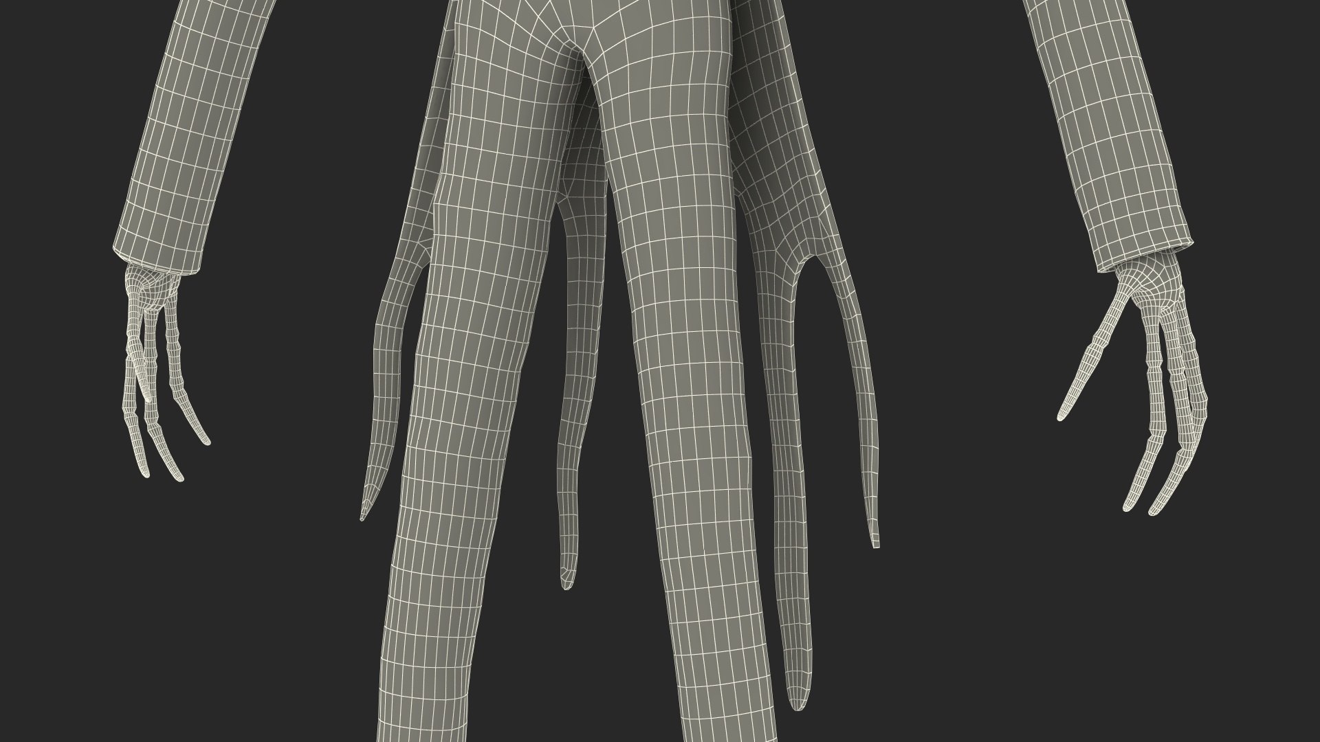 Jack Skellington Character Rigged for Maya 3D model - TurboSquid 2017604