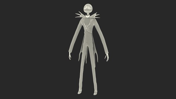 Jack Skellington Character Rigged for Maya 3D model - TurboSquid 2017604
