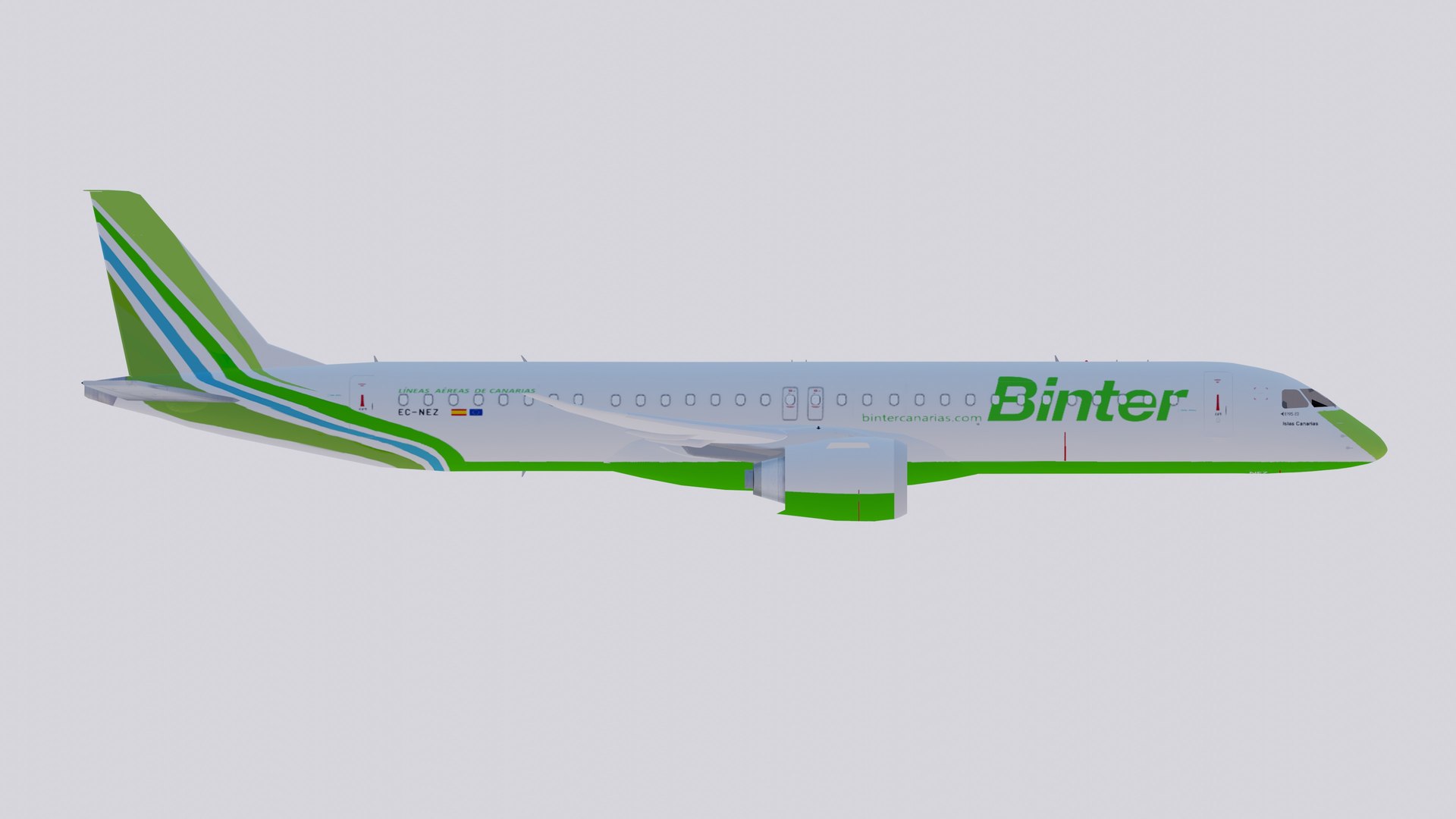 Embraer Binter Model - TurboSquid 1574595