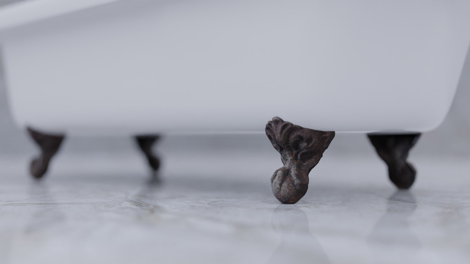 3D bath feet model - TurboSquid 1506860