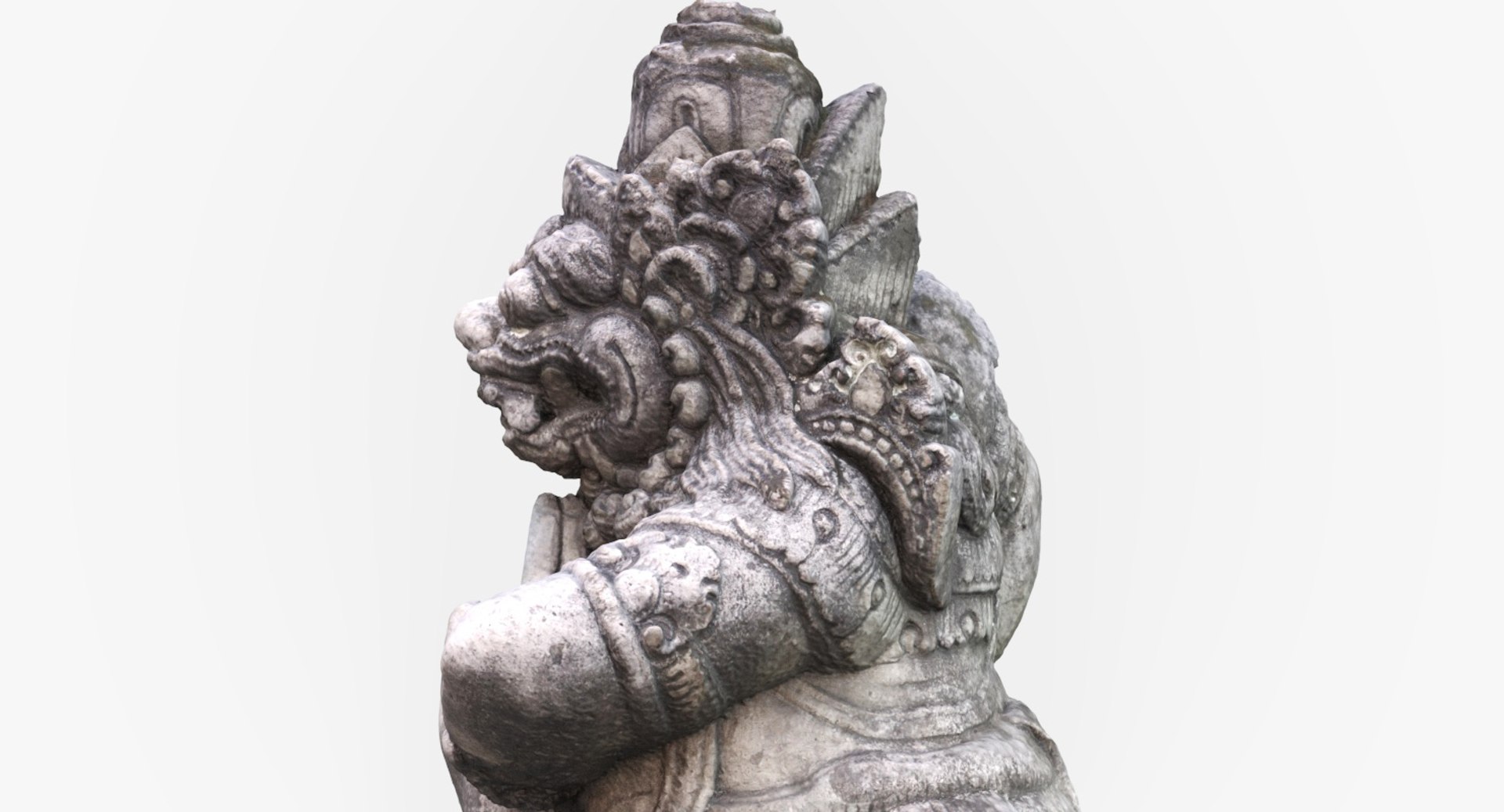 3D Balinese Guardian Statue - TurboSquid 1427592